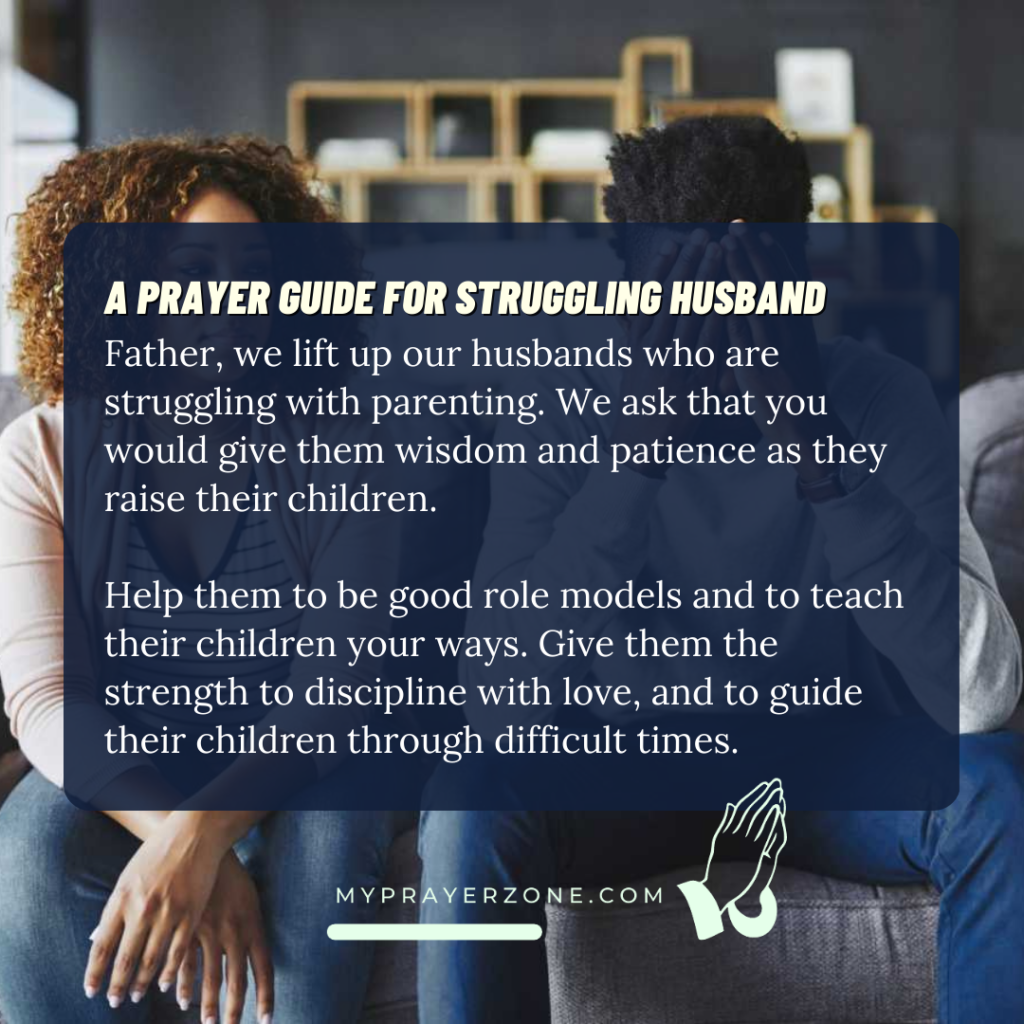 A Prayer Guide for Struggling Husband