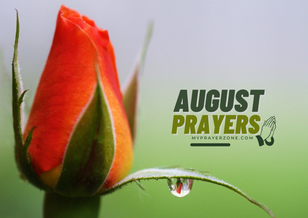 NEW MONTH PRAYER FOR AUGUST 2024