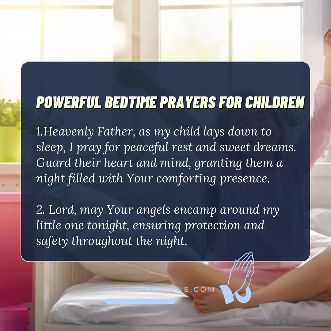 BEDTIME PRAYERS TO SAY FOR CHILDREN