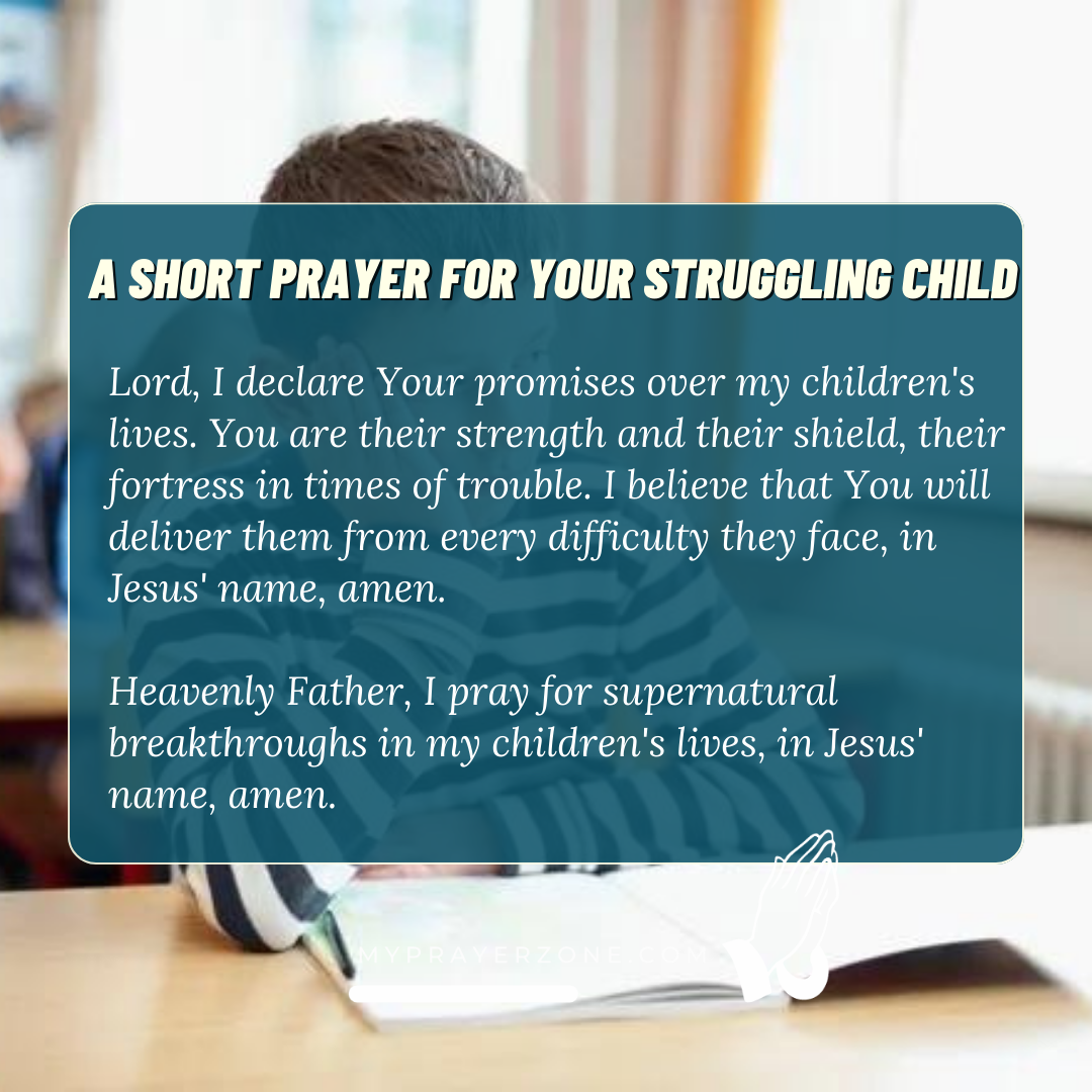 Prayers for Heavenly Help When Facing Children Challenges