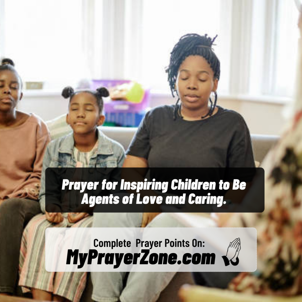 PRAYERS TO PROMOTE CHILDREN'S KINDNESS AS GOD'S LITTLE HELPERS